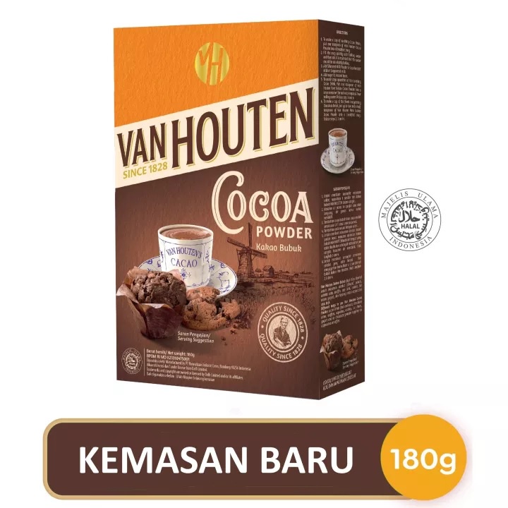 Jual VAN HOUTEN Cocoa Powder Coklat Bubuk | Shopee Indonesia