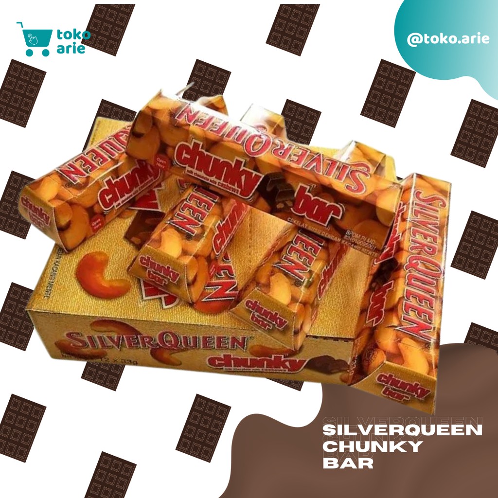 Jual SILVERQUEEN CHUNKY BAR 1 PACK ISI 12 PCS | Shopee Indonesia