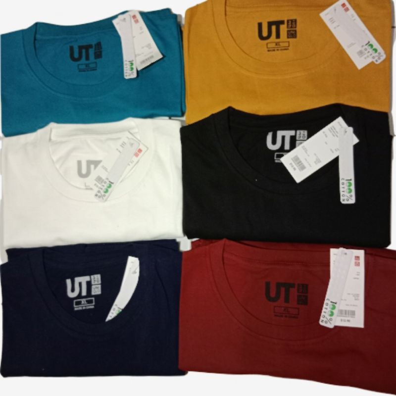 Jual KAOS BRANDED UN!QLO/ KAOS OBLONG DEWASA | Shopee Indonesia