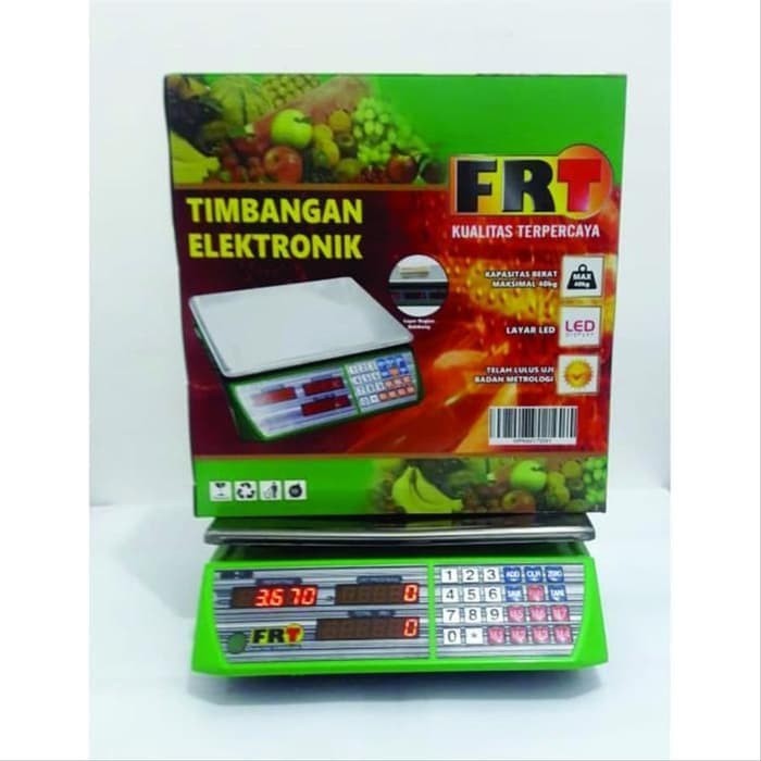 Jual Timbangan Digital 40kg FRT Duduk Dapur Kue Buah Laundry 40 kg Roti ...