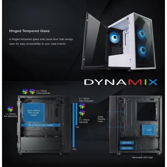 Jual Tecware FORGE M2 RGB Tempered Glass Micro Tower ATX Case [Black ...