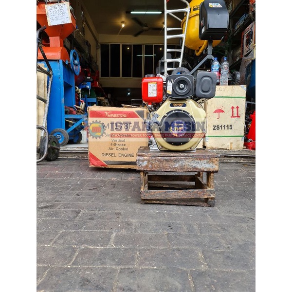 Jual MESIN DIESEL VERTIKAL ENGINE TARIK 7PK PUTARAN CEPAT MAESTRO 178F ...