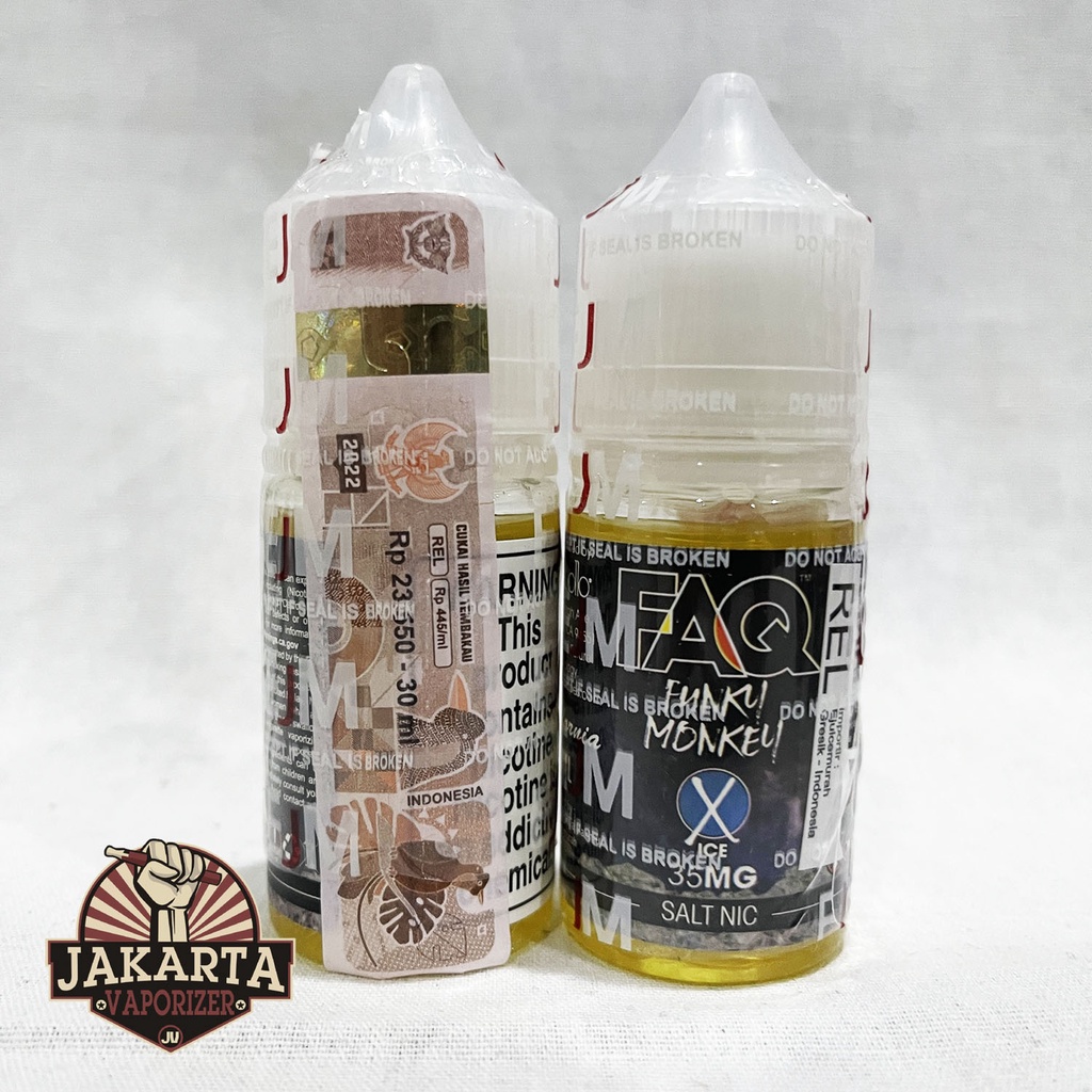Jual [SALT X ICE] FAQ FUNKY MONKEY X ICE 30ML 35MG SALTNIC BY EJM ...