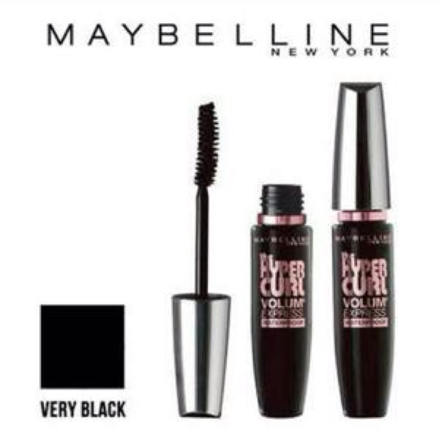 Jual Mascara Maybeline Hypercurl Volume Express | Shopee Indonesia