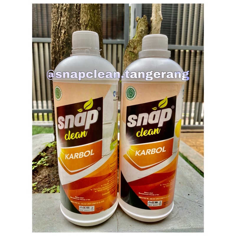 Jual SNAP CLEAN KARBOL KAMAR MANDI 1 LITER | Shopee Indonesia
