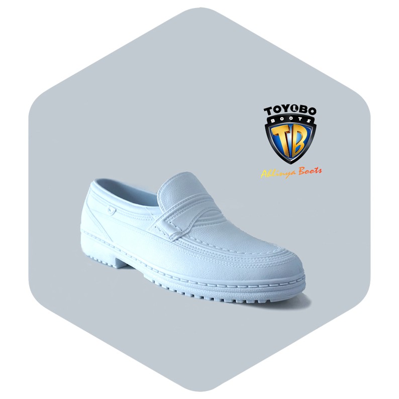 Jual TOYOBO SEPATU KERJA LABORATORIUM KARET PUTIH 38 - 42 | Shopee ...