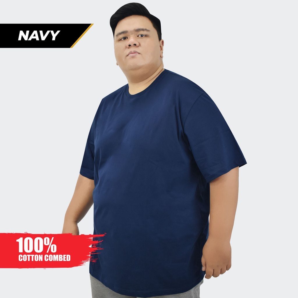 Jual Kaos Polos ukuran JUMBO 2XL 3XL 4XL 5XL Big size cotton combed 30S ...
