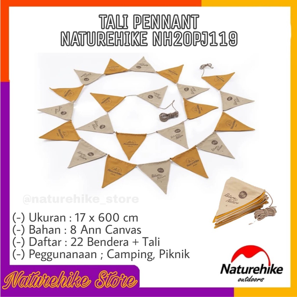 Jual Pennant Bendera Vandel Gantung Mini Flag Camping Tenda Outdoor ...