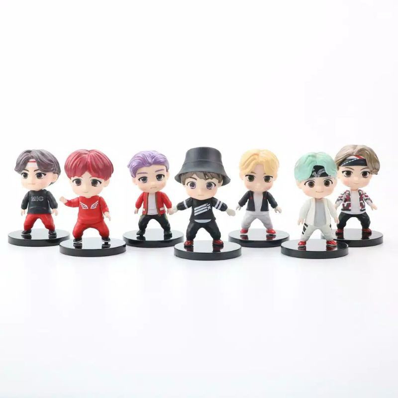 Jual Stand Figure TINY TAN pajangan figura BTS BT21 Kpop ARMY | Shopee ...