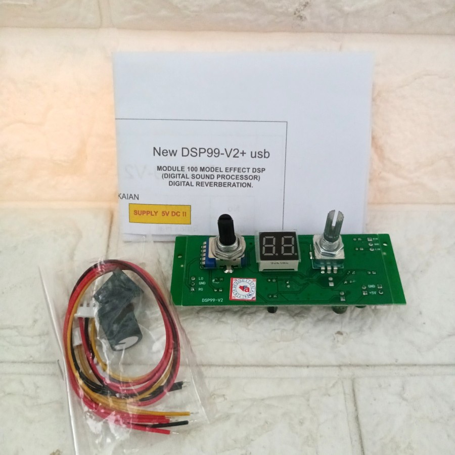 Jual dsp99 dsp 99 v2 echo reverb effect mic audio mixer pre amp kit ...