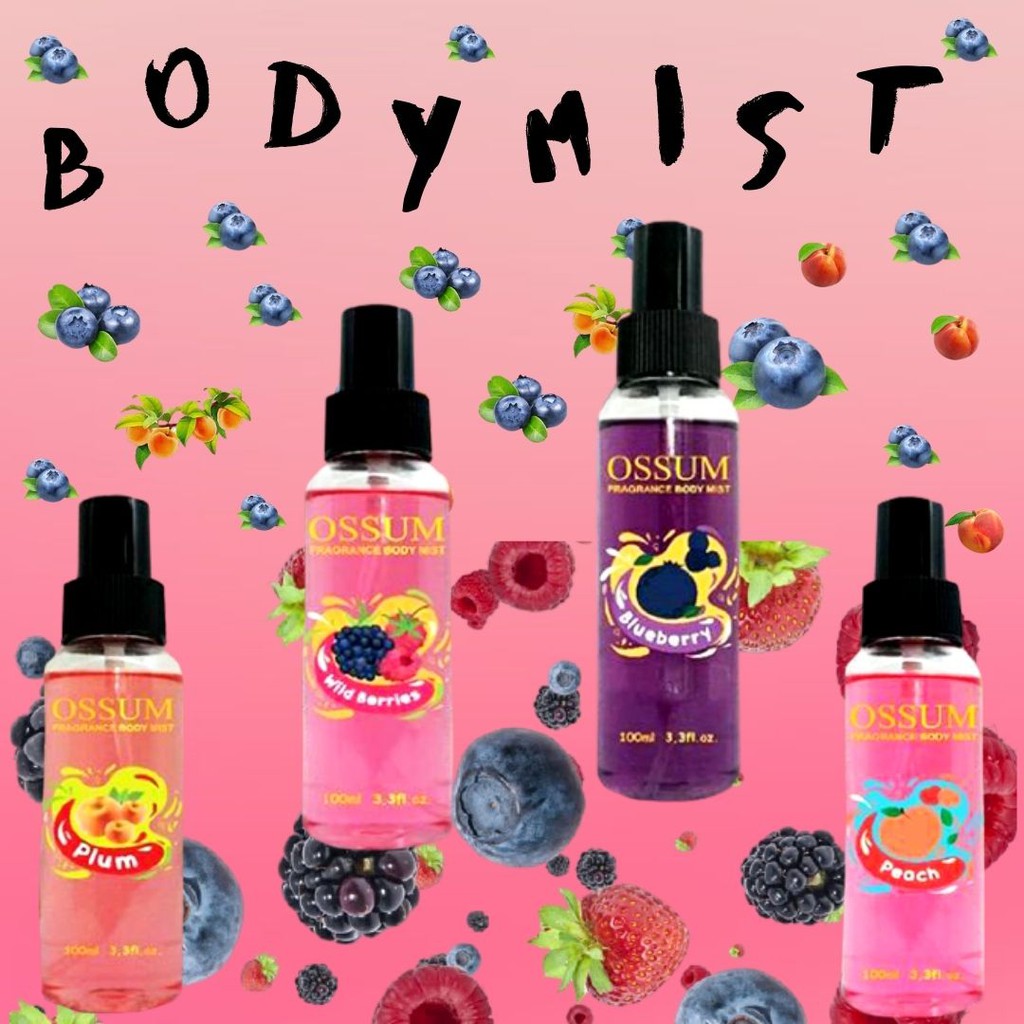 Jual OSSUM Parfum Body Mist 100 ml - 4 VARIAN AROMA | Shopee Indonesia