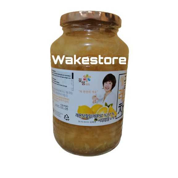 Jual KKoh Shaem Honey Lemon Tea Botol Kaca Ukuran Besar 1 KG Made in ...