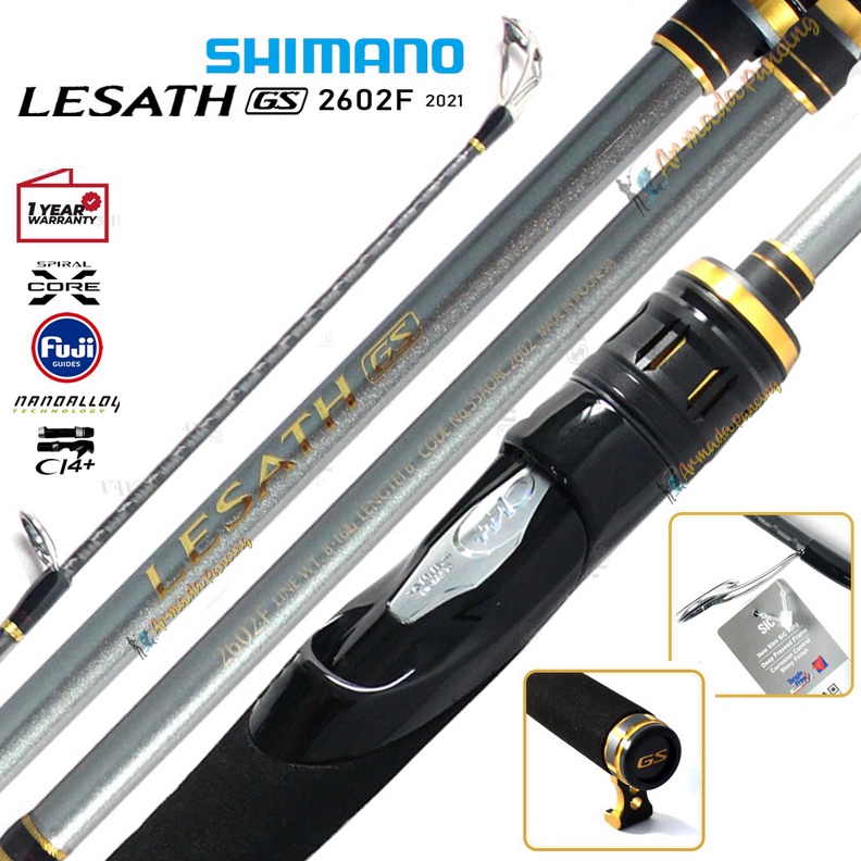 Jual Joran Shimano Lesath GS 2602F 2021 I Fuji C14+ I Galatama Series I Alat Pancing | Shopee ...