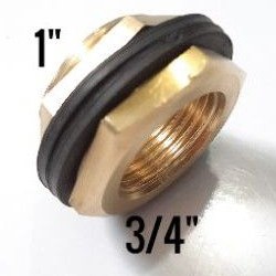 Jual Mur Tandon 1" × 3/4" KUNINGAN / Mur Toren / Flock ring Tangki air ...