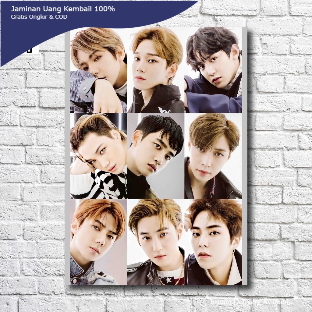 Jual Poster EXO A3+ EXO071 | Shopee Indonesia