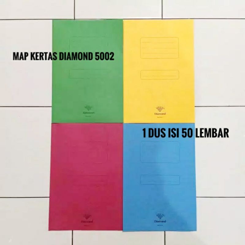 Jual Map Kertas DIAMOND 5002 Folio/F4 1 Dus isi 50 Lembar | Shopee ...