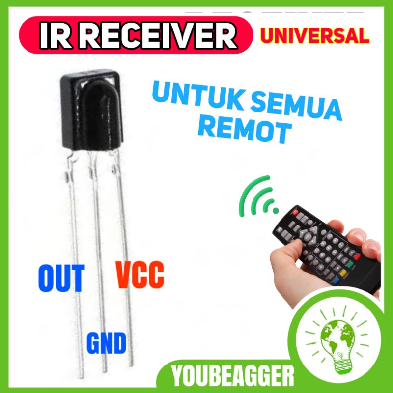 Jual Infrared Receiver Universal IR REMOTE RECEIVER | Shopee Indonesia