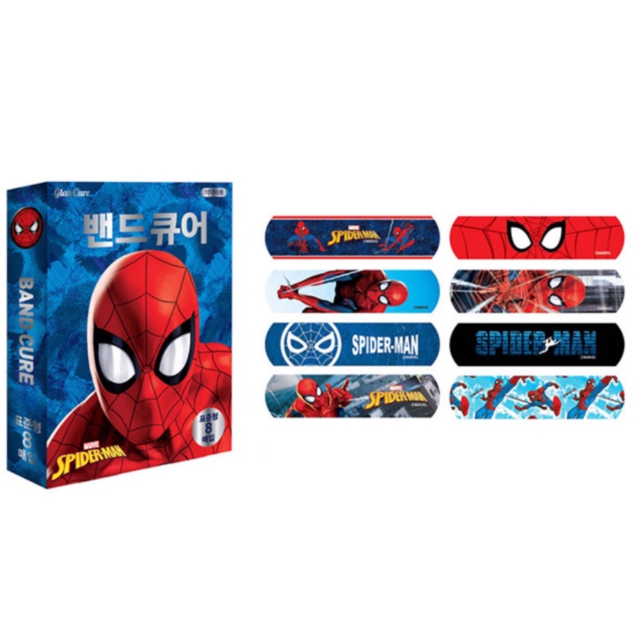 Jual Plaster luka anak Tanpa menempel DILUKA SPIDERMAN BANDCURE ...