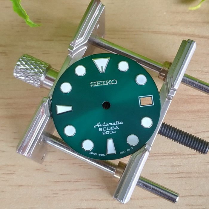 Jual seiko mod dial 7s26 nh35 nh36 sumo c3 green | Shopee Indonesia