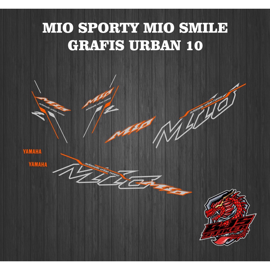 Jual [COD] stiker sticker striping transparan uv mio sporty mio smile ...
