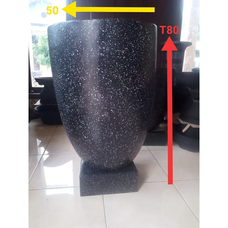 Jual BAK MANDI GENTONG AIR MODEL KAPSUL PUTIH TYPE 50X80 TERASO GUCI ...