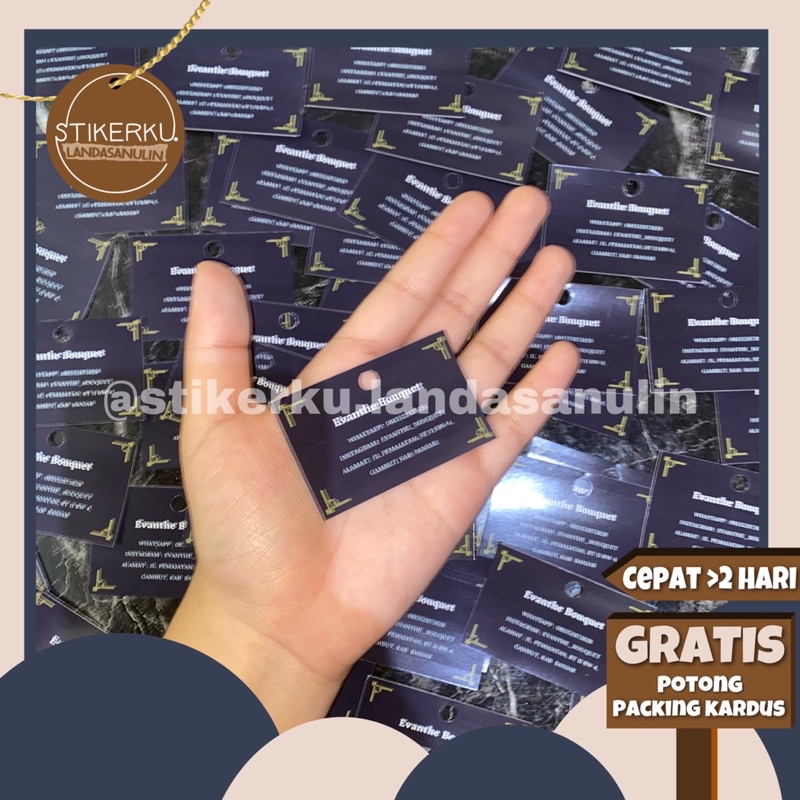 Jual Cetak hangtag (tag produk) souvenir tali hangtag loopin manual ...