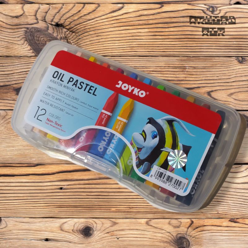 Jual Crayon Joyko 12 Warna / Oil Pastel Joyko 12 Colors | Shopee Indonesia