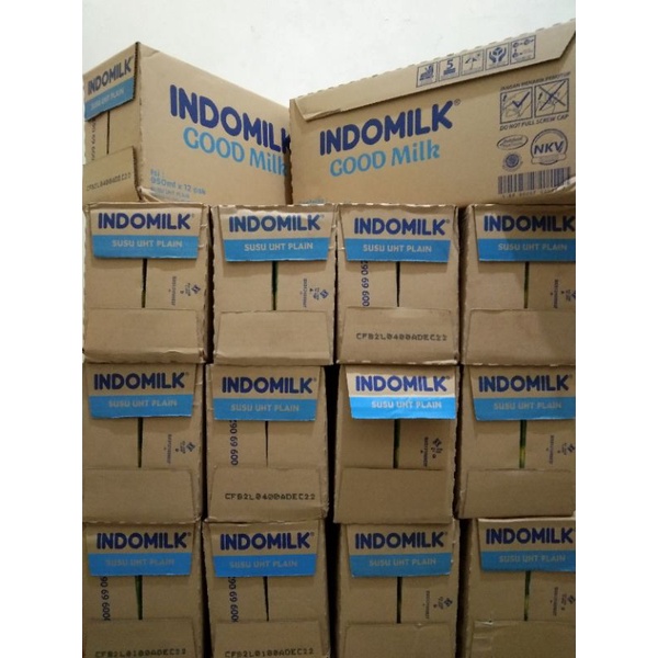 Jual Indomilk Full Cream Susu UHT 12 x 950ml (1 Dus) | Shopee Indonesia