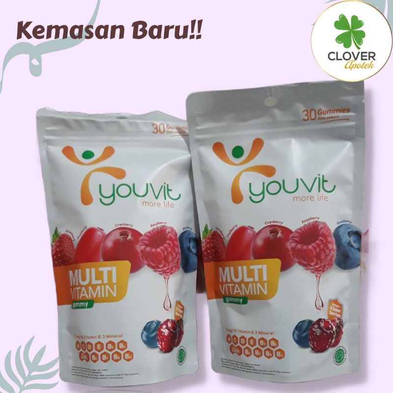 Jual YOUVIT GUMMY MULTIVITAMIN DEWASA (VARIASI) | Shopee Indonesia