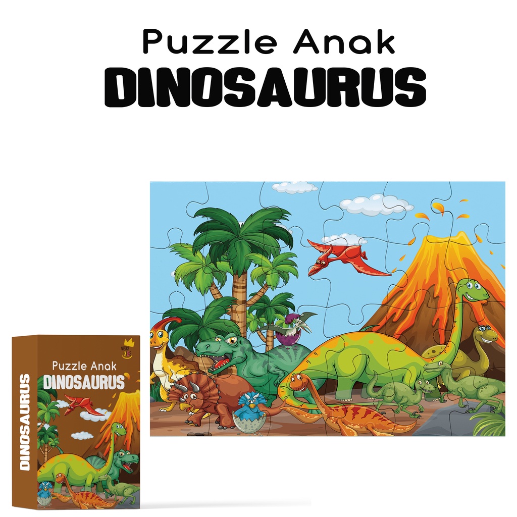 Jual MAINAN PUZZLE EDUKASI ANAK BALITA TK PAUD SD KAYU HEWAN DARAT ...