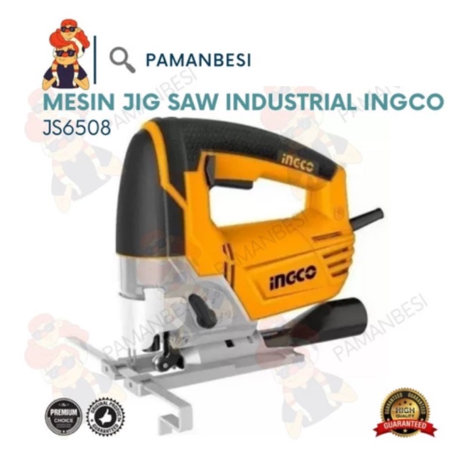 Jual MESIN JIGSAW TRIPLEK GERGAJI TANGAN INGCO KUNING 650 WATT INGCO ...