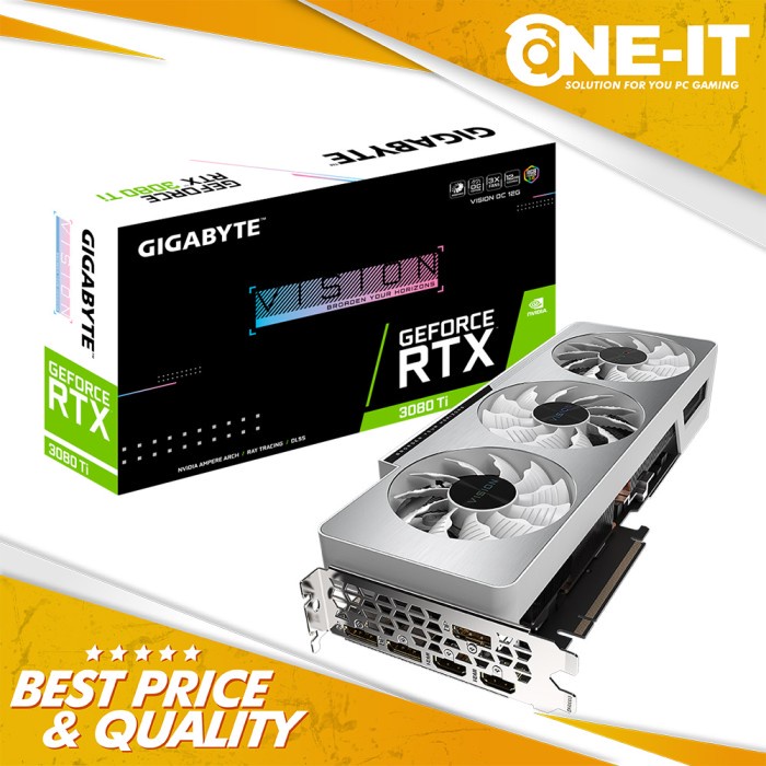 Jual VGA Gigabyte GeForce RTX 3080 Ti VISION OC 12G 12GB GDDR6X | Shopee Indonesia