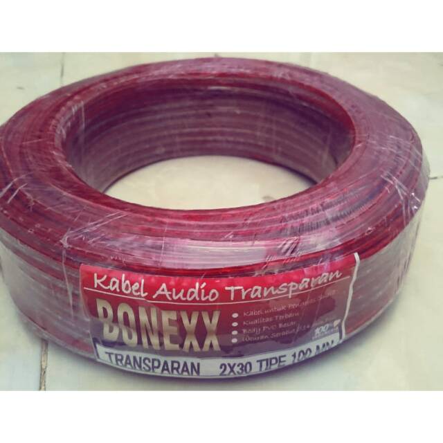 Jual Kabel listrik audio transparan serabut 2 x 30 eceran harga per meter | Shopee Indonesia