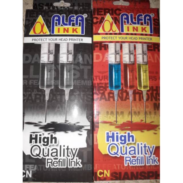 Jual Alfa Ink Tinta Printer Canon Reffil Kit Black | Shopee Indonesia