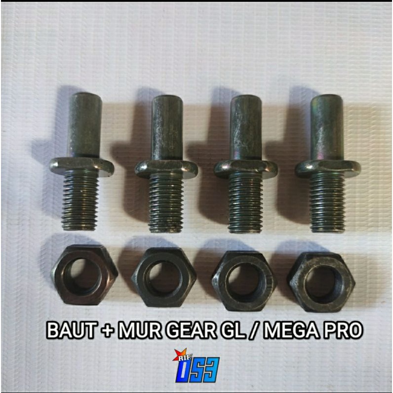 Jual baut gear gir ger honda gl pro mega pro tiger | Shopee Indonesia