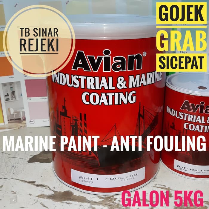 Jual AVIAN ANTI FOULING MARINE PAINT Galon 5KG CAT MINYAK KAPAL LAUT | Shopee Indonesia