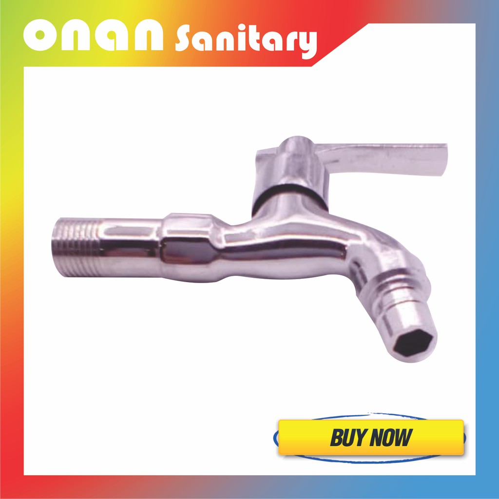 Jual Kran Tembok/ Kran Taman Brass Stainless | Shopee Indonesia