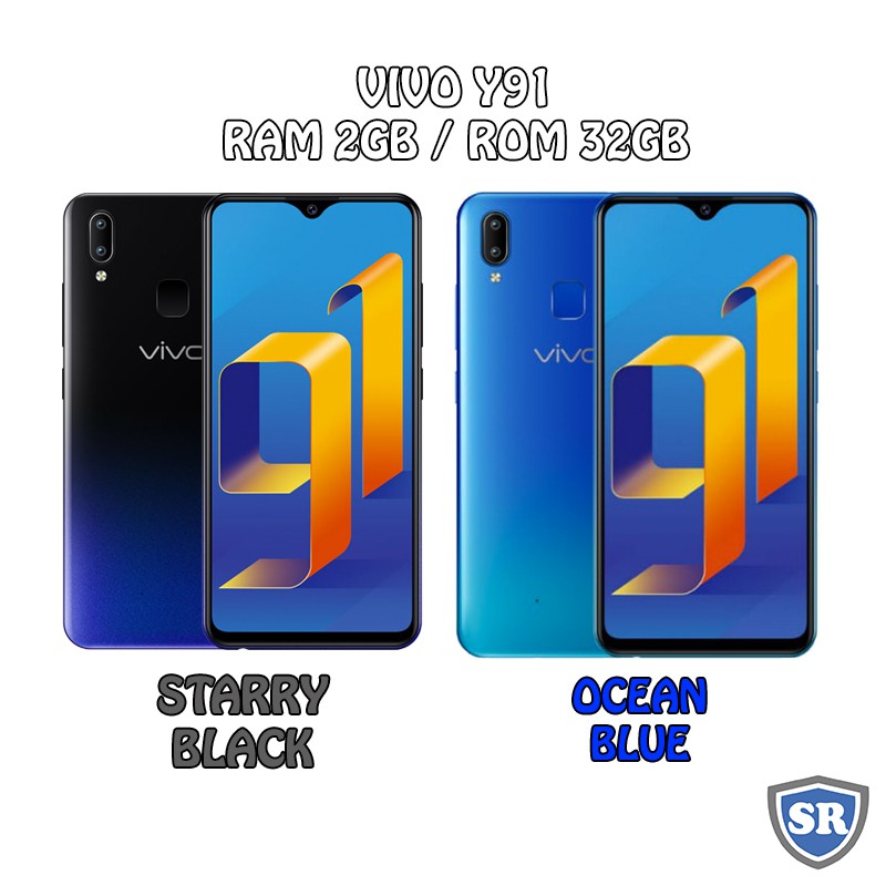 Jual Vivo Y91 - RAM 2GB ROM 32GB (2/32) - Starry Black / Ocean Blue ...