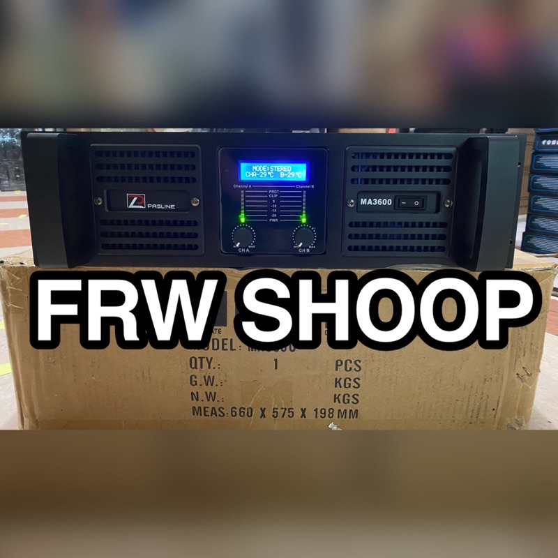 Jual POWER AMPLIFIER PASLINE MA 3600 / MA3600 / MA-3600 (ORIGINAL ...