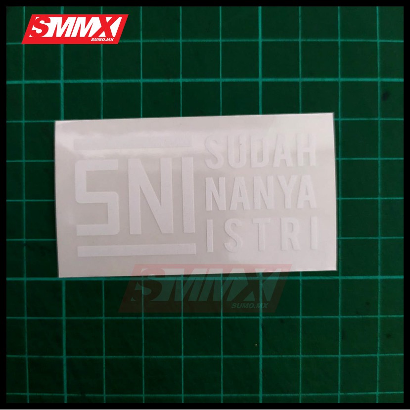 Jual Sticker Hobi Sepeda Motor SNI Sudah Nanya Istri ISO Istri Sudah OK ...