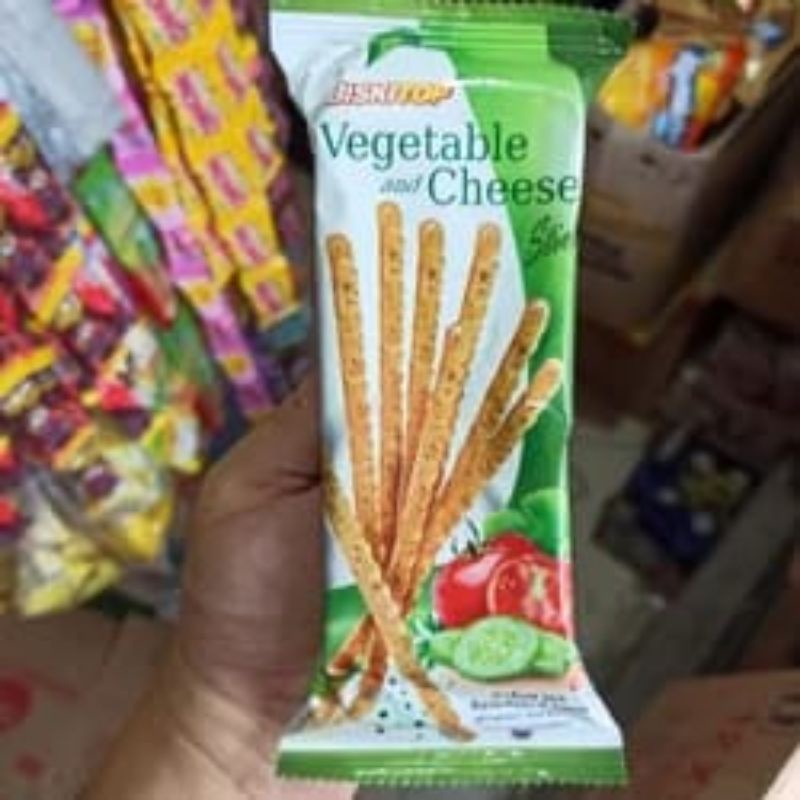 Jual Biskitop Vegetable Cheese Stick 60 gram / Stik Sayur | Shopee ...
