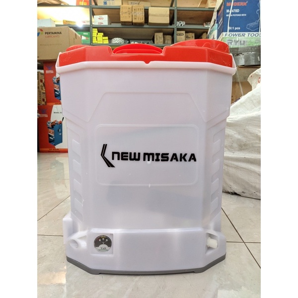 Jual Hand Sprayer Elektrik New Misaka 16ltr (1Fungsi) | Shopee Indonesia