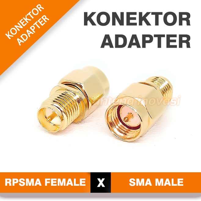 Jual ADAPTER KONEKTOR SMA MALE to RPSMA FEMALE | Shopee Indonesia