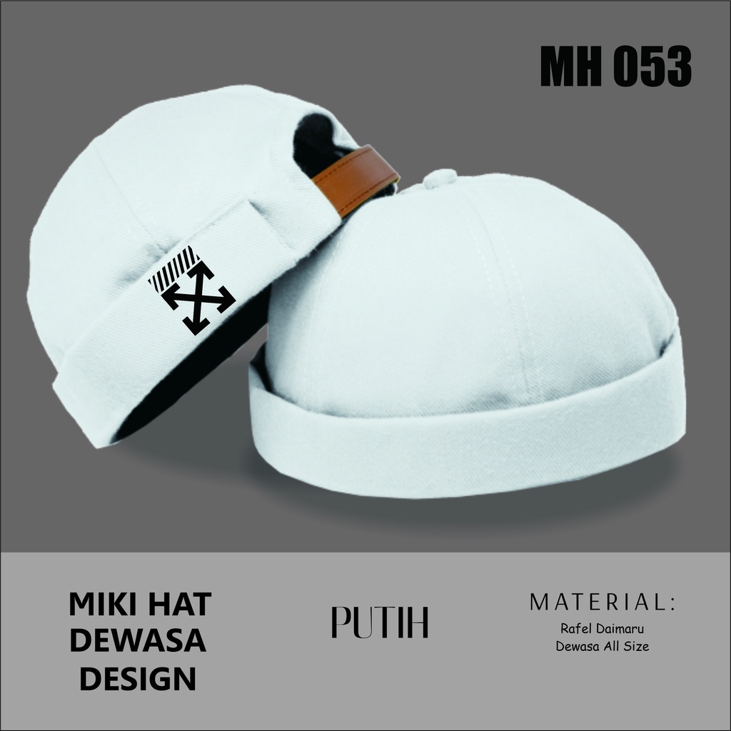 Jual Topi Peci Miki Hat Distro Premium Silang Kupluk Songkok Pria ...