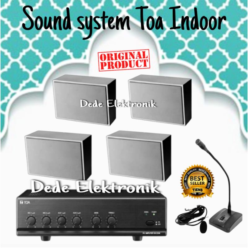 Jual PAKET SPEAKER TOA DALAM RUANGAN ORIGINAL/SPEAKER TOA INDOOR ...