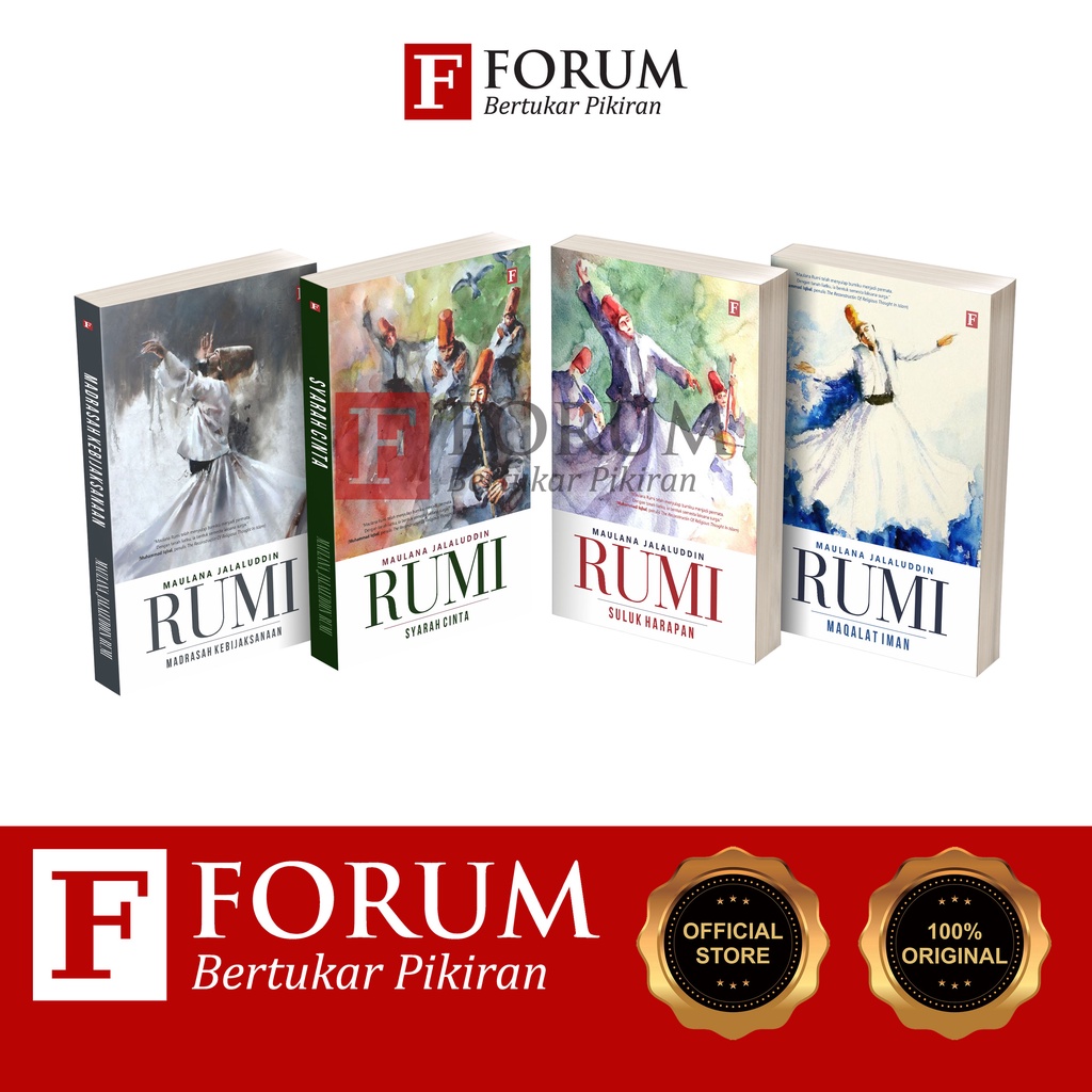 Jual PAKET SYAIR CINTA RUMI - Jalaluddin Rumi | Shopee Indonesia