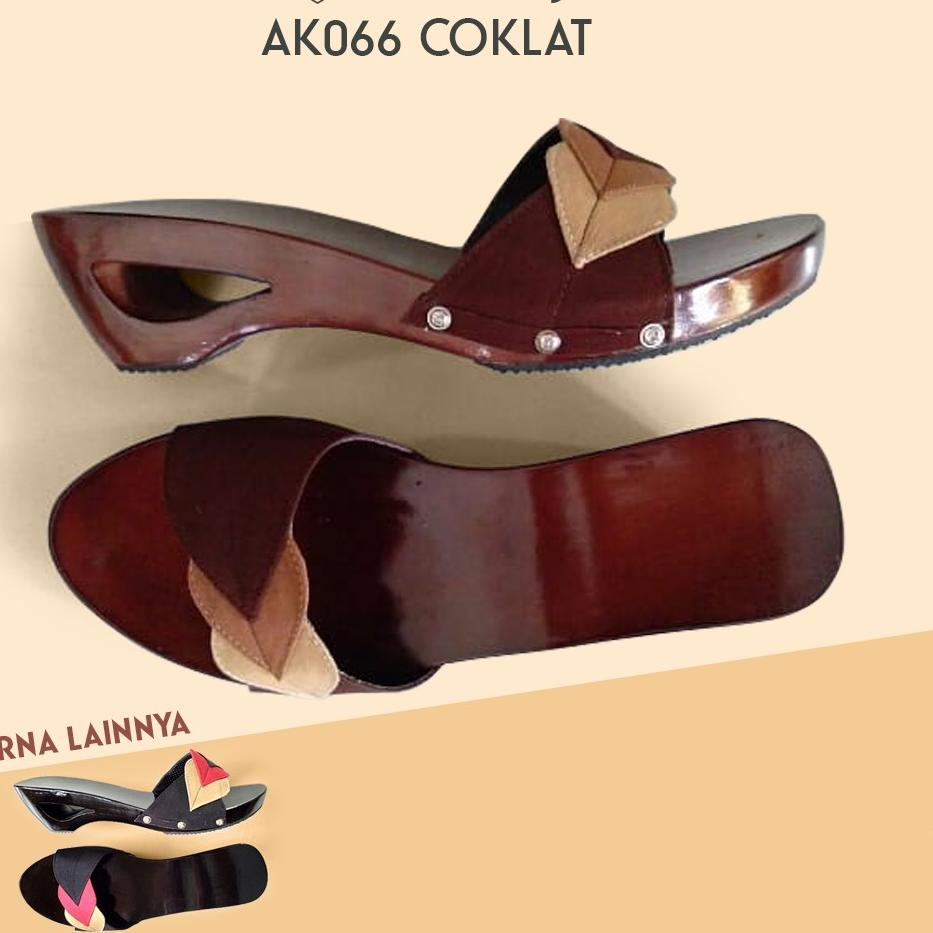 Jual [KODE 7EPMN] SANDAL KELOM KIJANG COKLAT HAK 5 CM // KELOM GEULIS ...