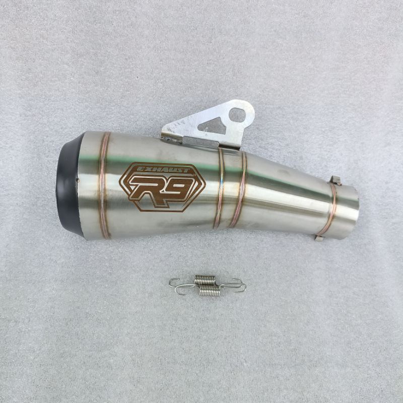 Jual Silincer silencer Knalpot R9 gp series 50mm NINJA 250 FI R25 ...