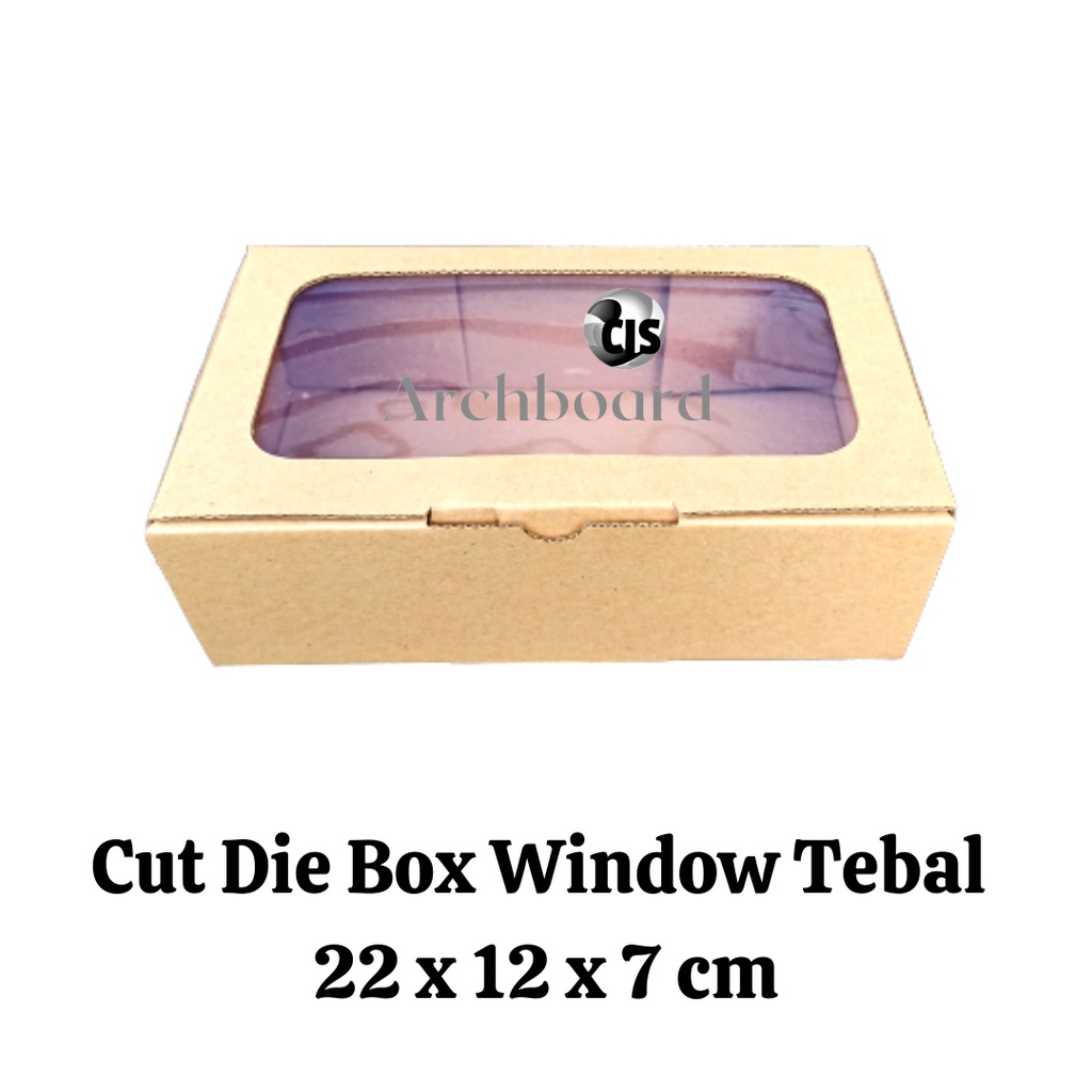 Jual Cut Die Box Window Tebal 22 x 12 x 7 Cm | Shopee Indonesia