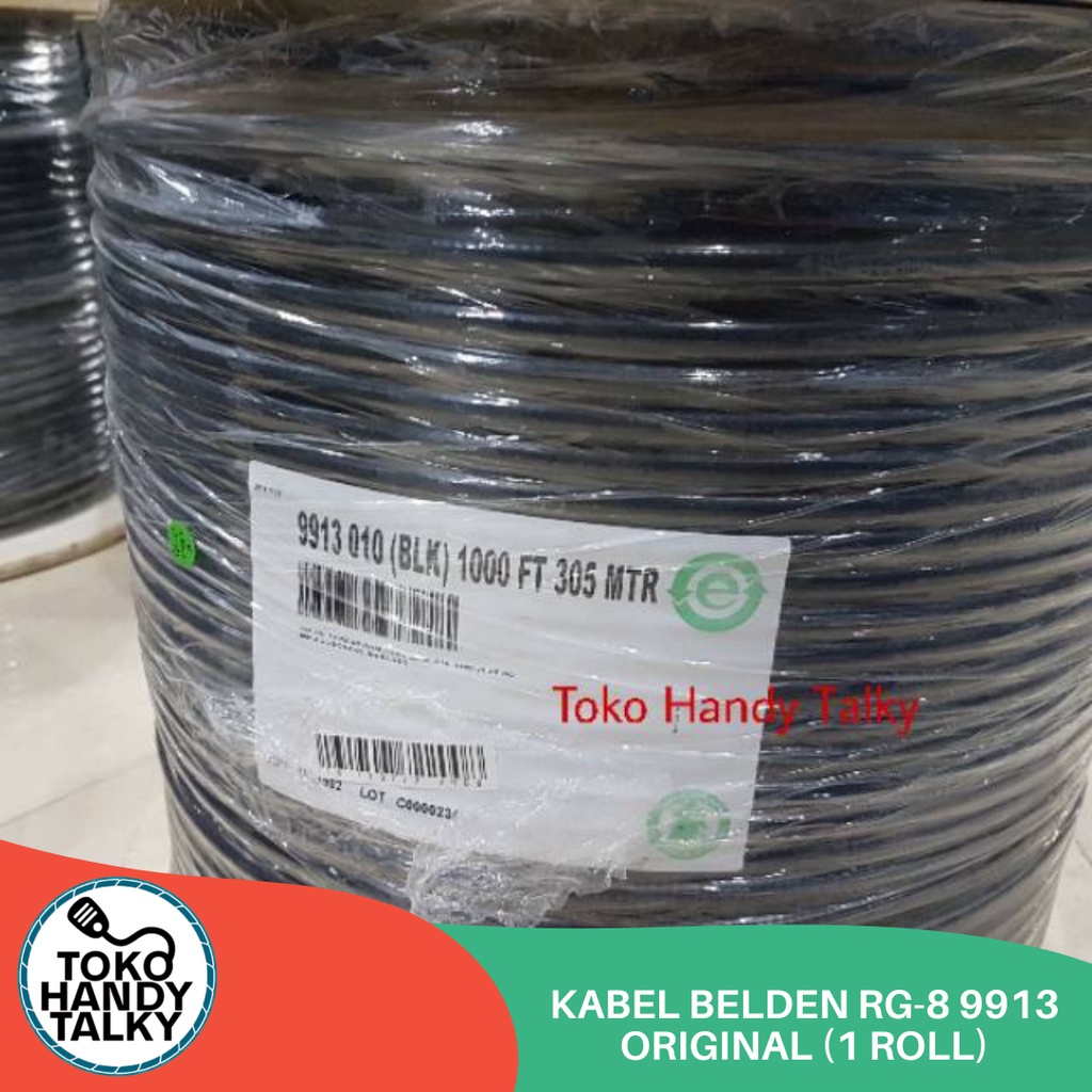 Jual KABEL BELDEN RG-8 9913 ORIGINAL (1 ROLL) NEW | Shopee Indonesia
